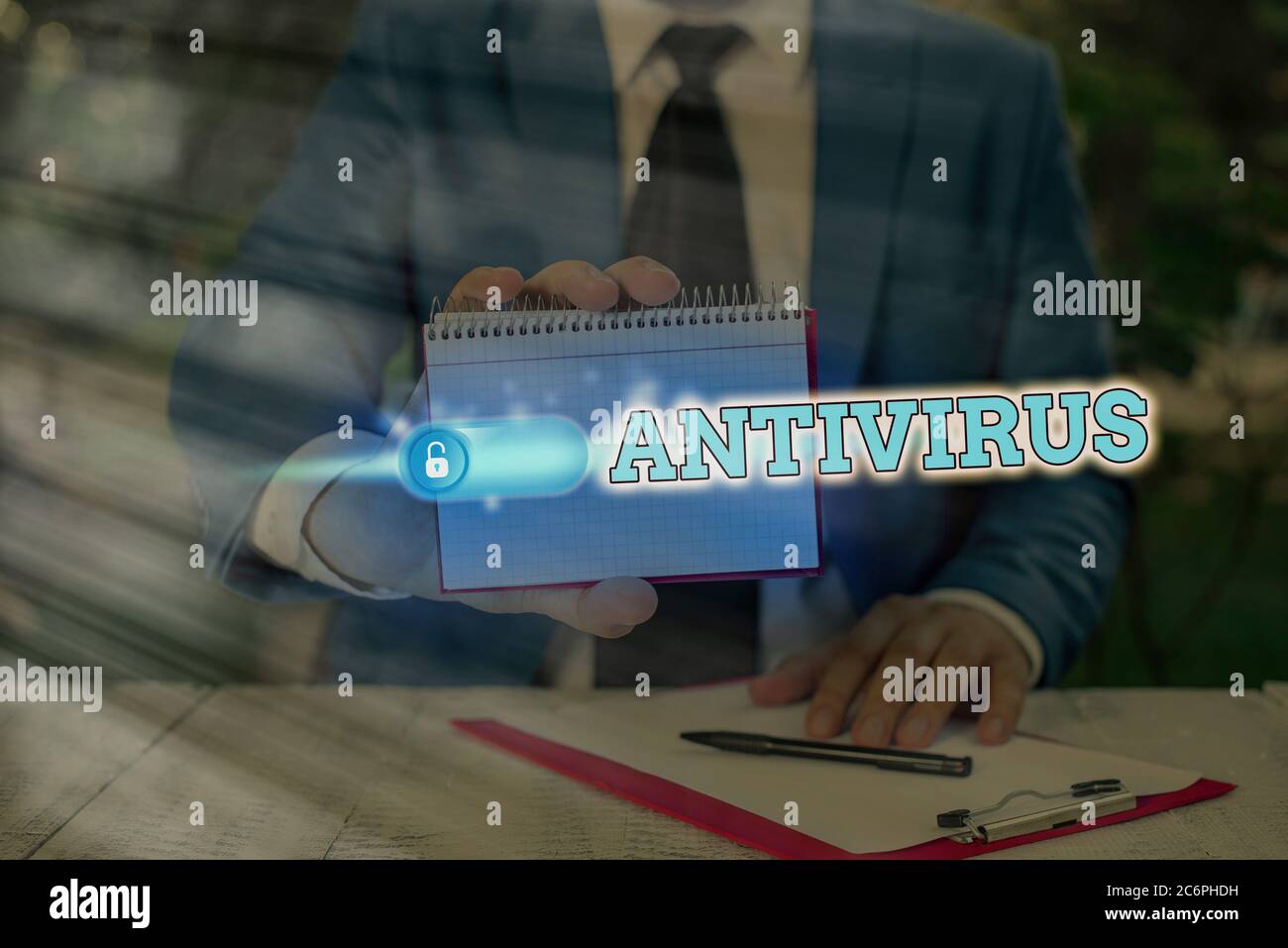 Conceptual hand writing showing Antivirus. Concept meaning suitable for ...