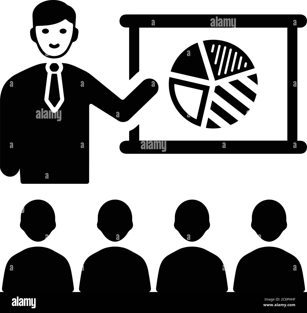 Business Presentation Icon. Beautiful design and fully editable vector ...