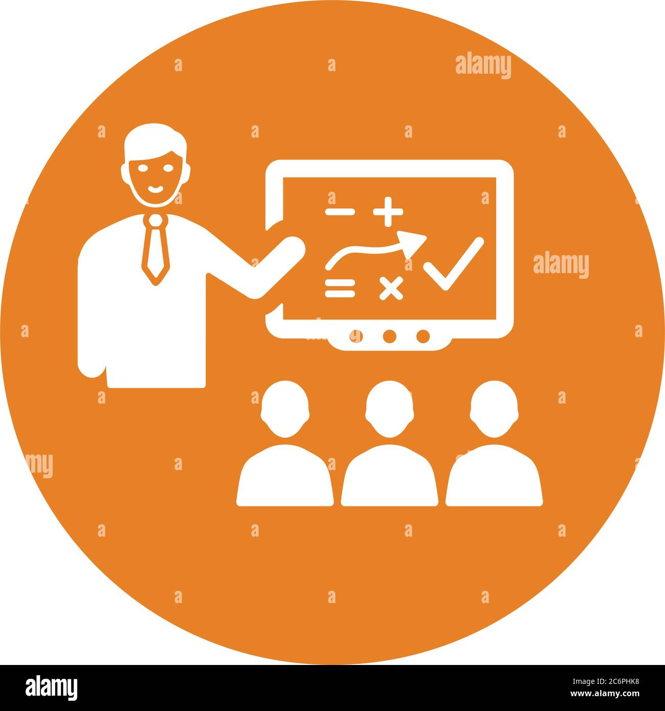 Business presentation icon / Training. Beautiful, meticulously designed ...