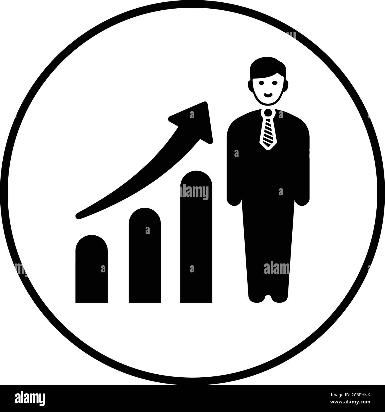 Successful businessman icon, vector graphics for various use Stock ...