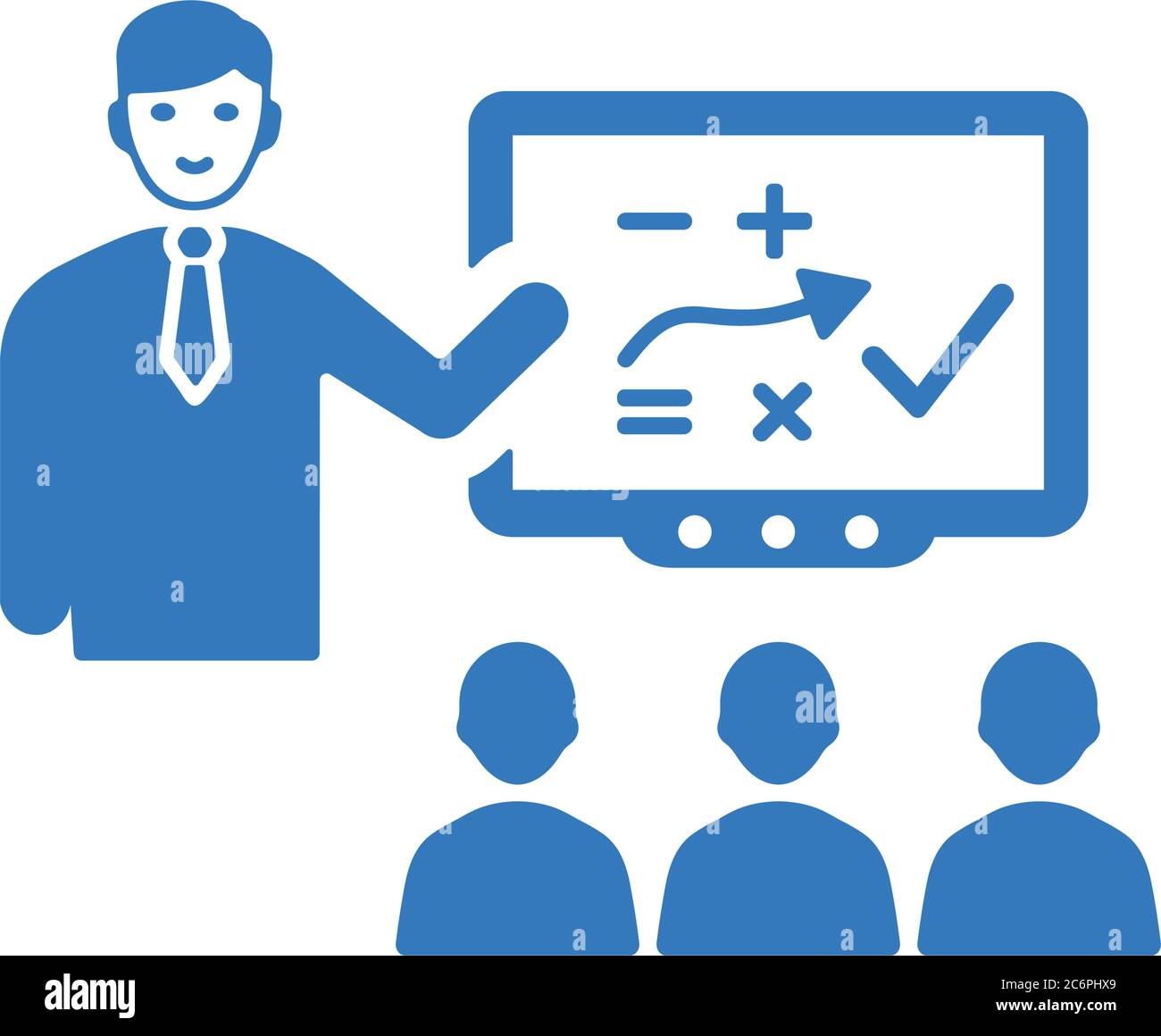 Business presentation icon / Training. Beautiful, meticulously designed ...