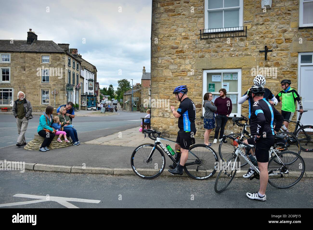 Masham Market Place North Yorkshire England UK Stock Photo - Alamy