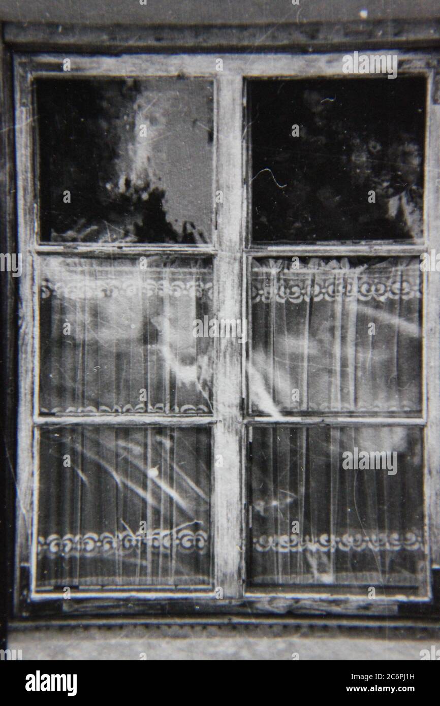 Fine 70s vintage black and white lifestyle photography of an old ...