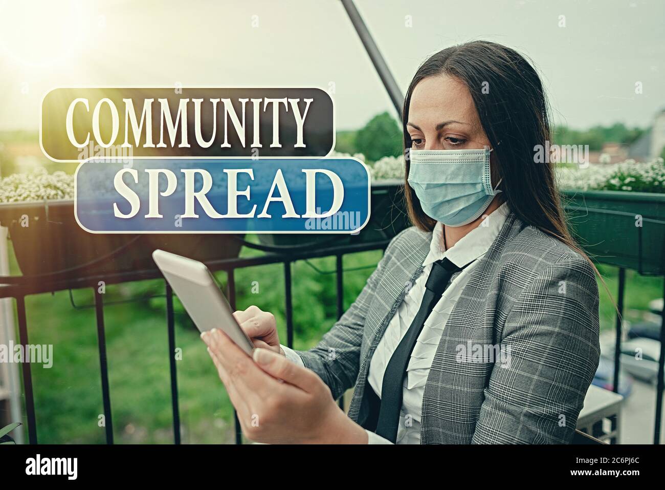 Conceptual hand writing showing Community Spread. Concept meaning ...