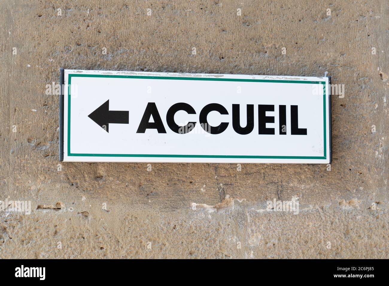 Reception direction sign hi-res stock photography and images - Alamy