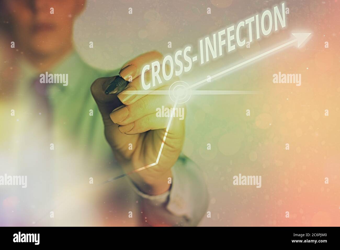 Word writing text Cross Infection. Business photo showcasing ...