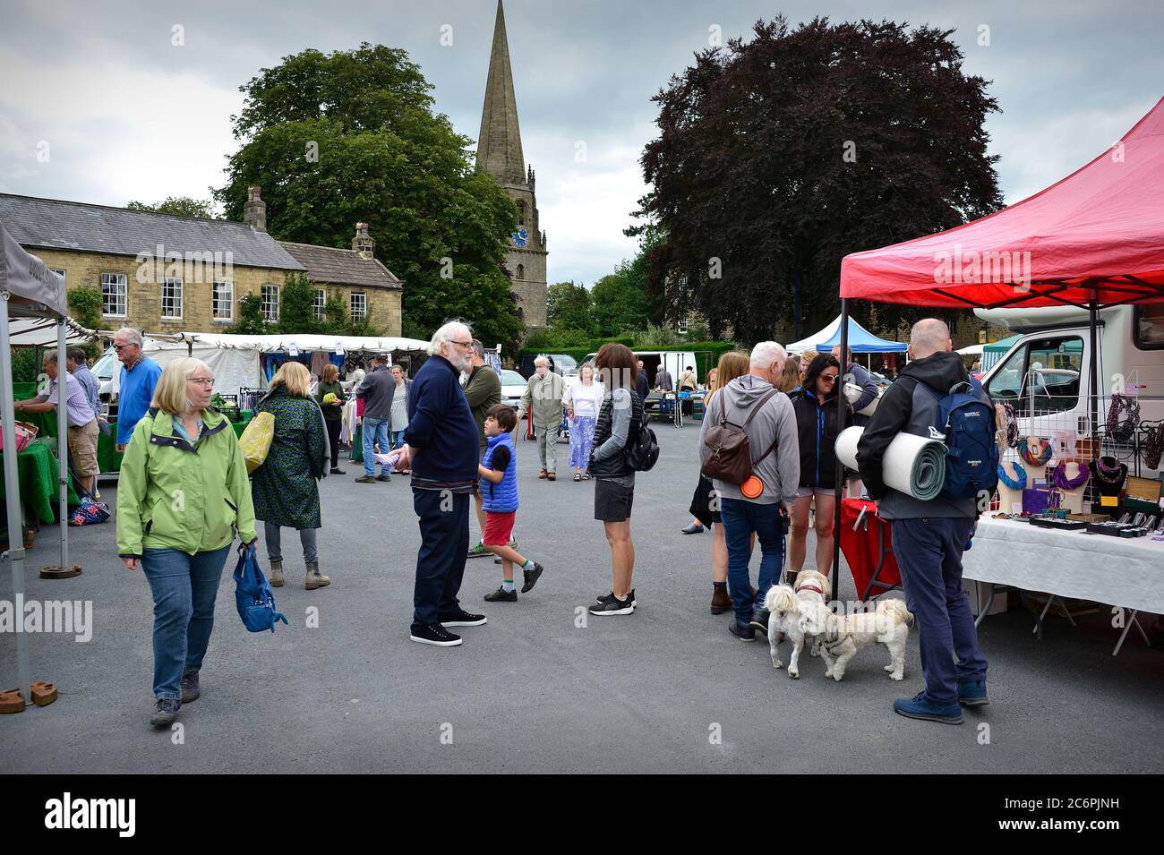 Masham Market Place North Yorkshire England UK Stock Photo - Alamy