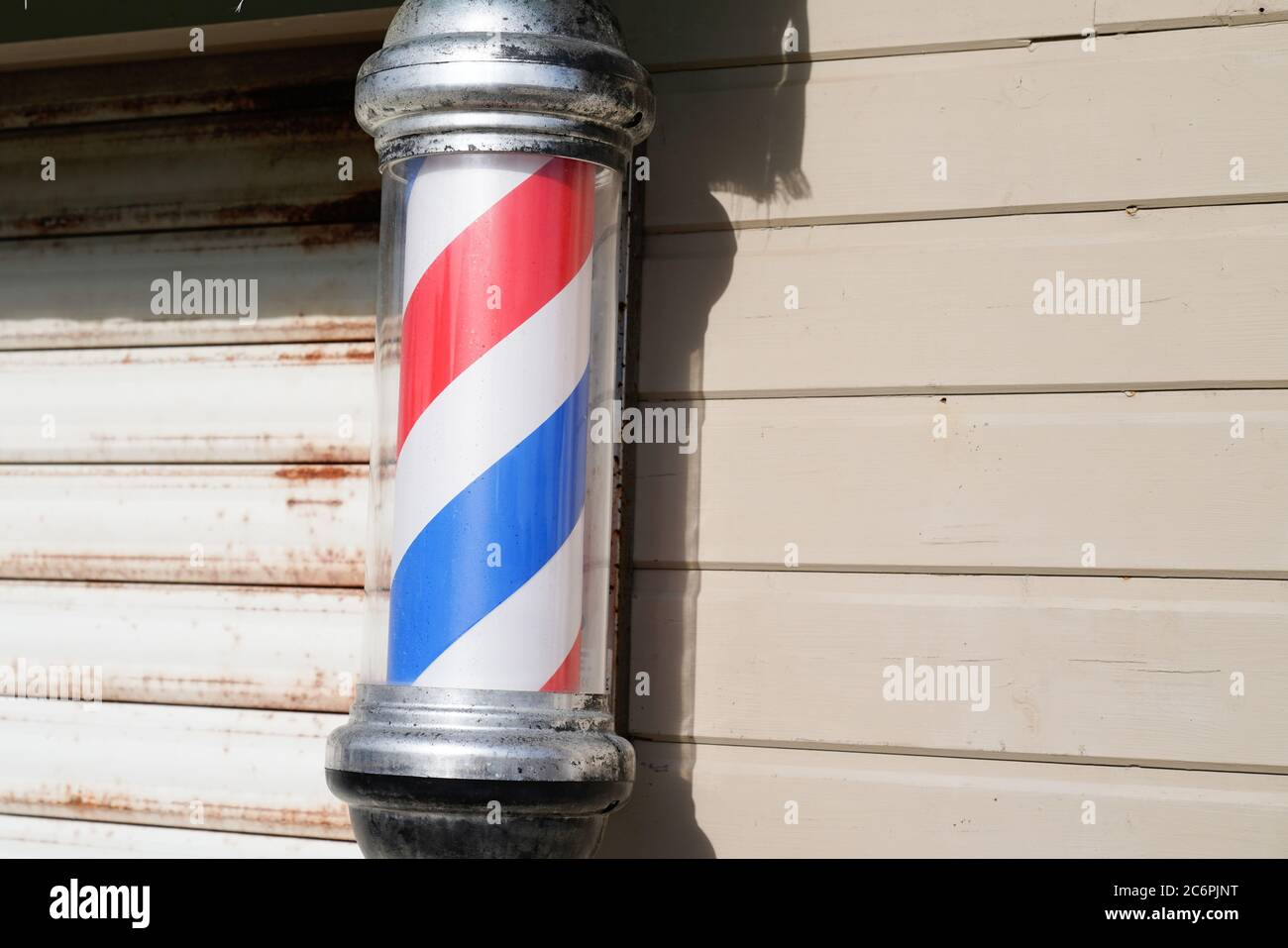 Street sign board barbershop in wooden wall barber shop background ...