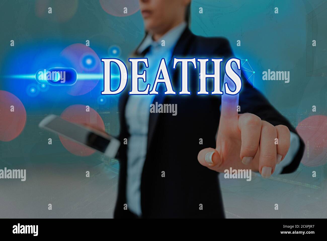 Conceptual hand writing showing Deaths. Concept meaning permanent ...