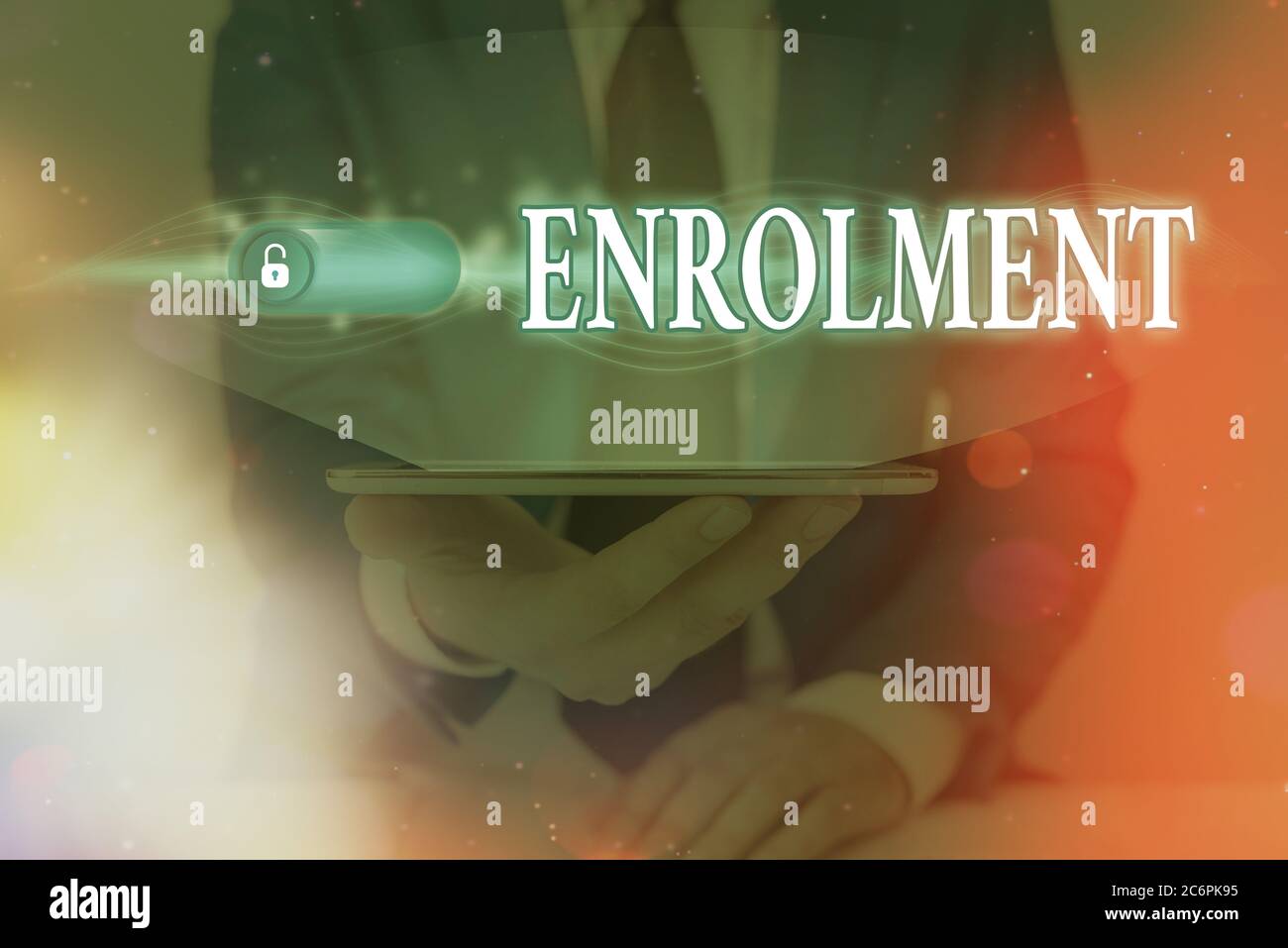 Handwriting text Enrolment. Conceptual photo the act of putting ...