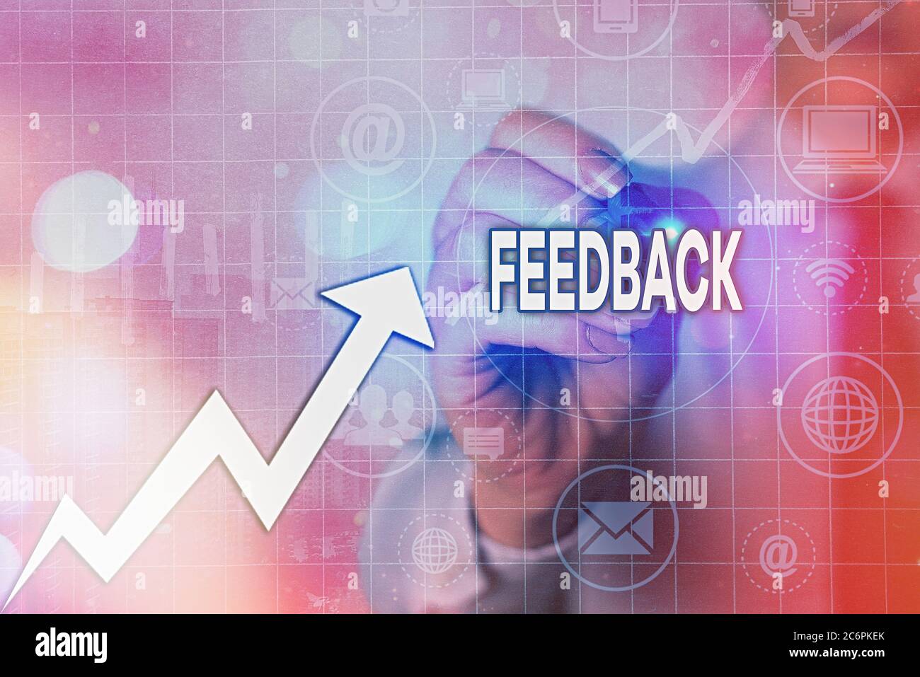 Writing note showing Feedback. Business concept for transmission of ...