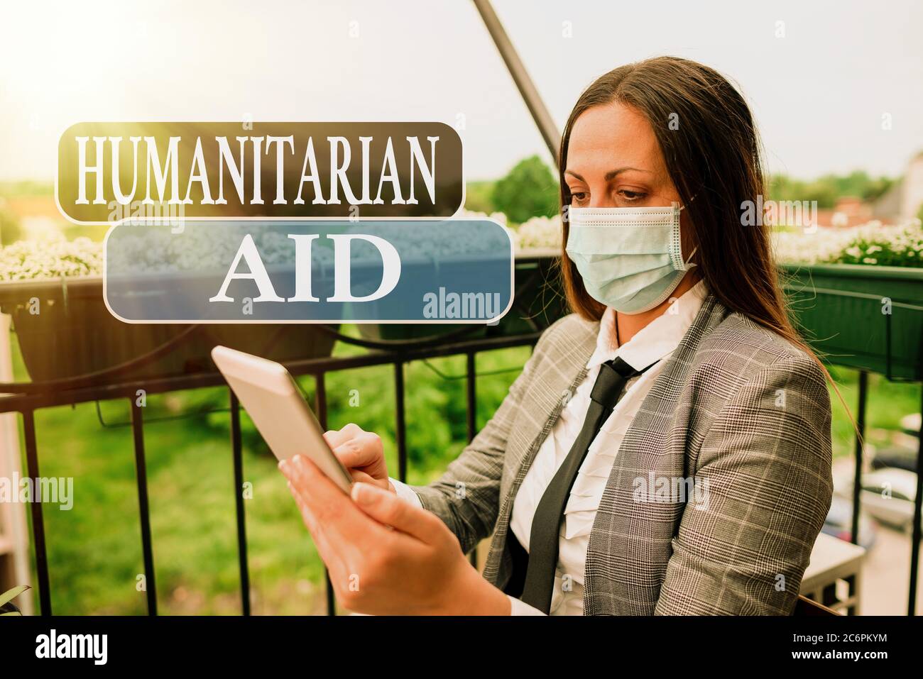 Conceptual hand writing showing Humanitarian Aid. Concept meaning ...