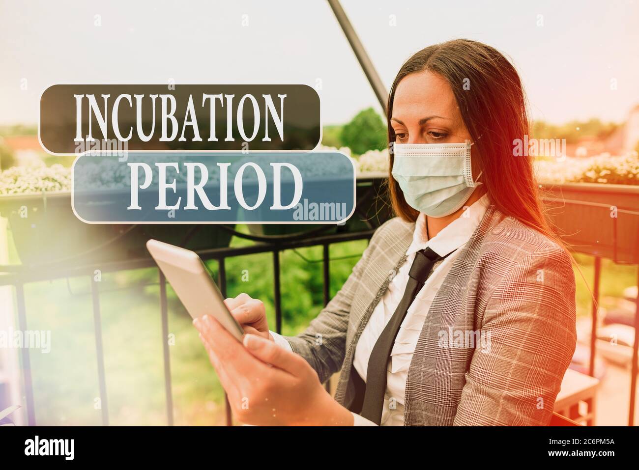 Conceptual hand writing showing Incubation Period. Concept meaning time ...