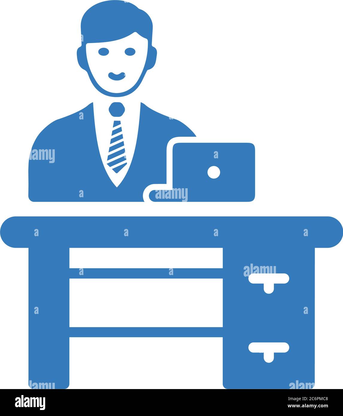 Office, workplace icon / vector graphics. Use for commercial, print ...