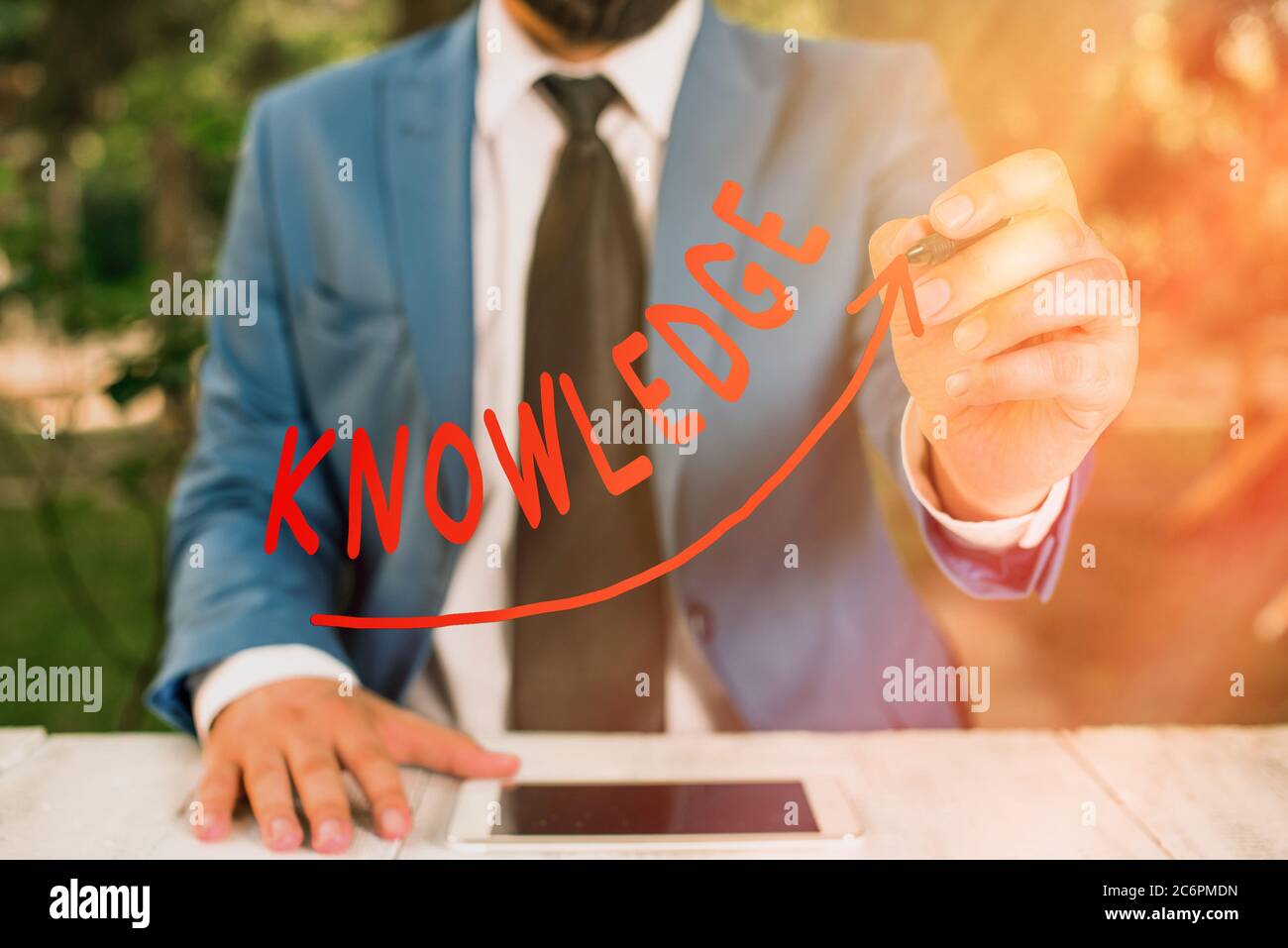 Text sign showing Knowledge. Business photo text skills that an ...