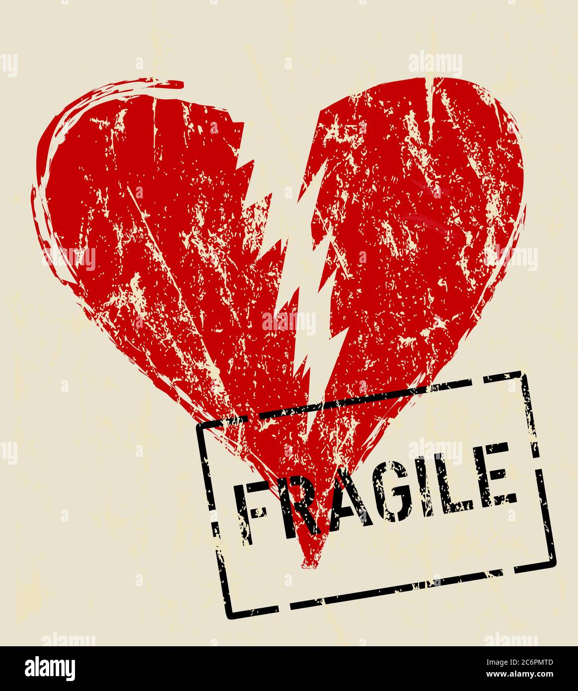 Love emotion, vintage and grungy illustration, this vector art can be ...