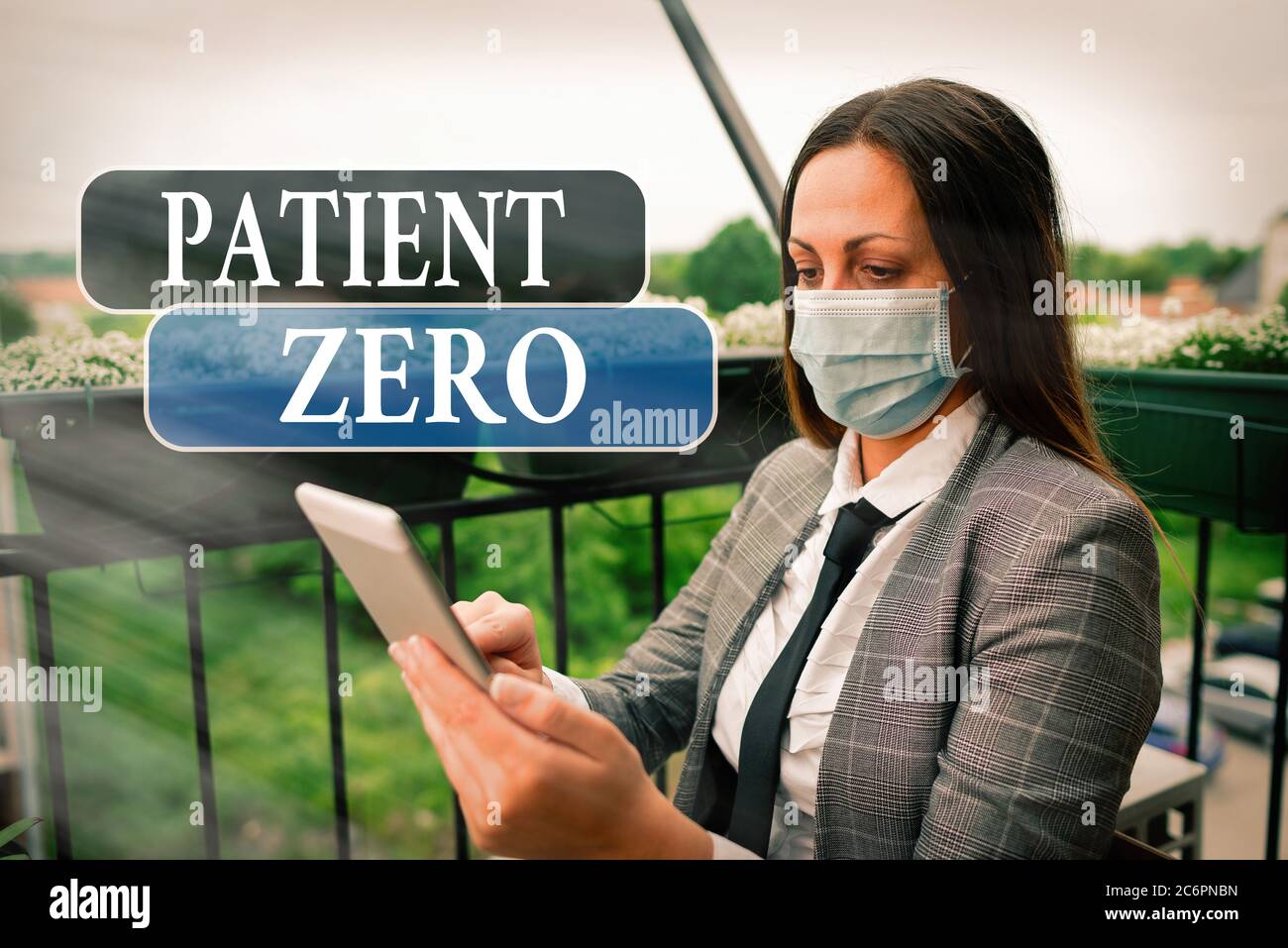 Conceptual hand writing showing Patient Zero. Concept meaning primary ...