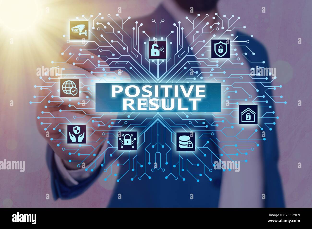 Handwriting text Positive Result. Conceptual photo shows that an ...