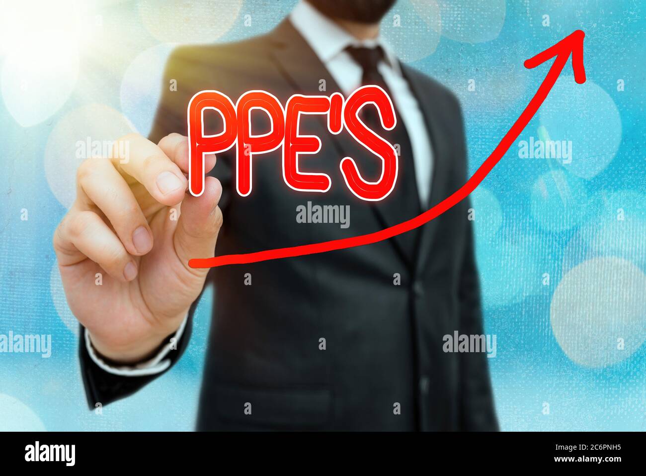 Handwriting text writing Ppe s is. Conceptual photo Specialized ...