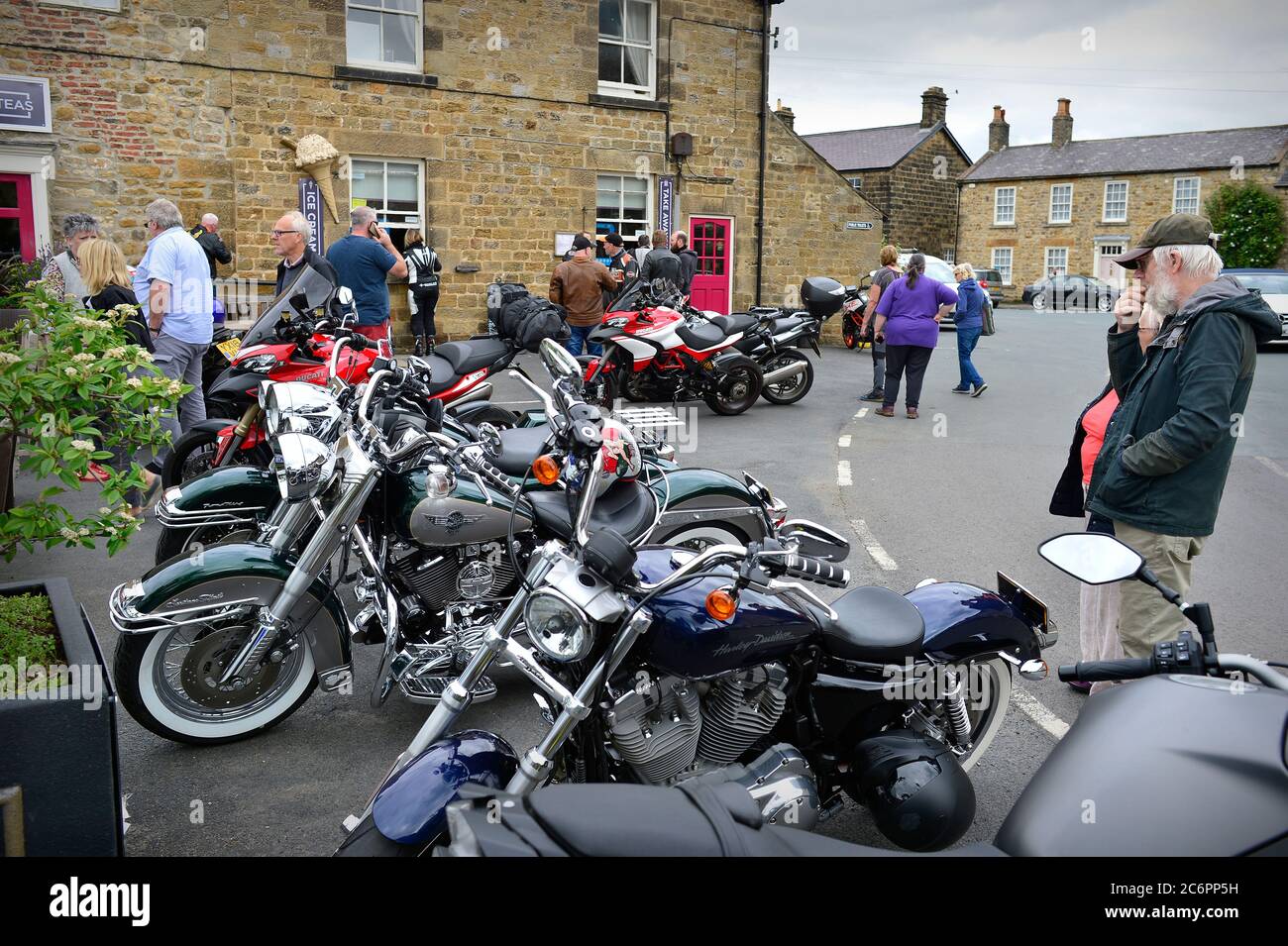 Masham Market Place North Yorkshire England UK Stock Photo - Alamy