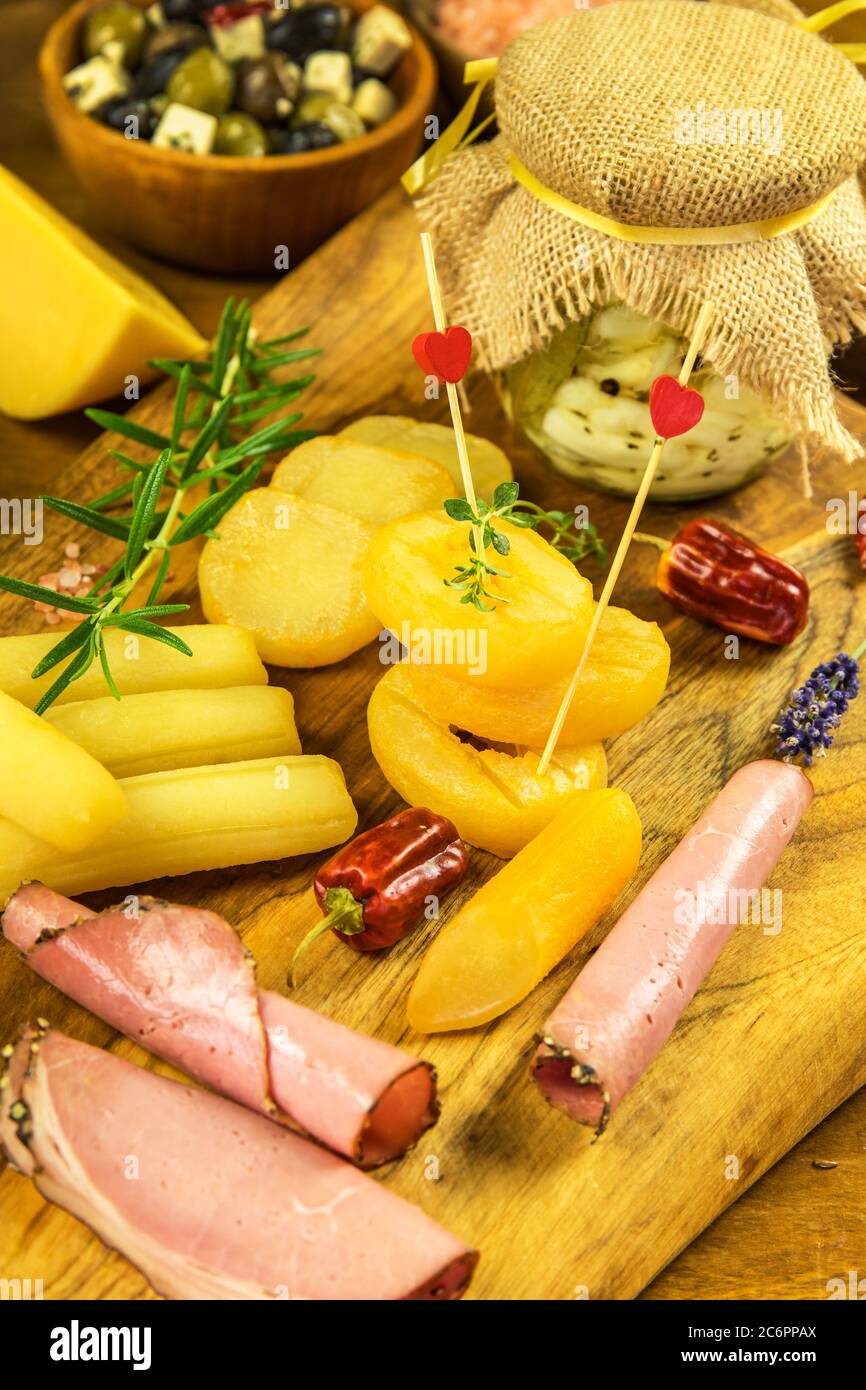 Czech smelly cheese - Olomoucke tvaruzky. Stinky cheese. Aromatic ...