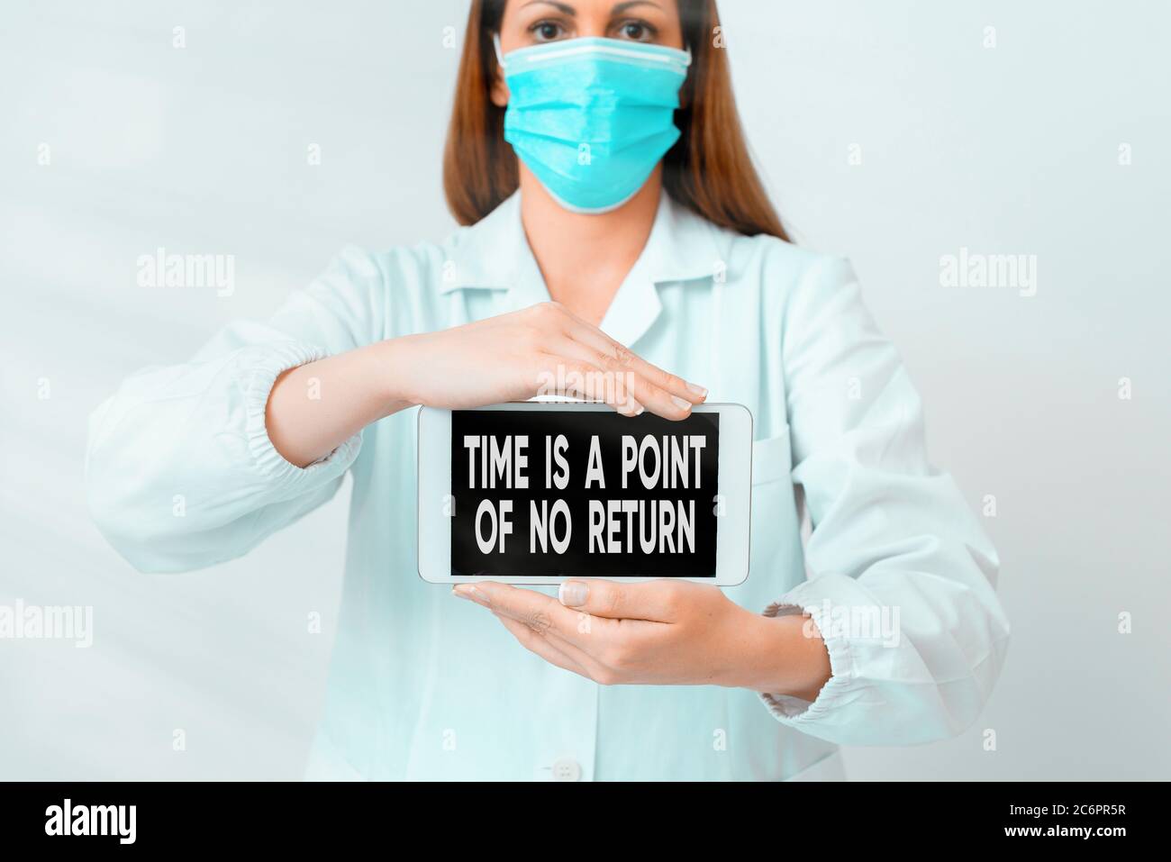 Conceptual hand writing showing Time Is A Point Of No Return. Concept ...