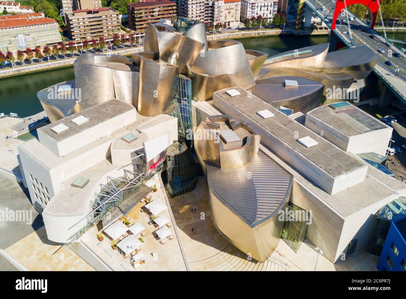 Guggenheim bilbao aerial hi-res stock photography and images - Alamy