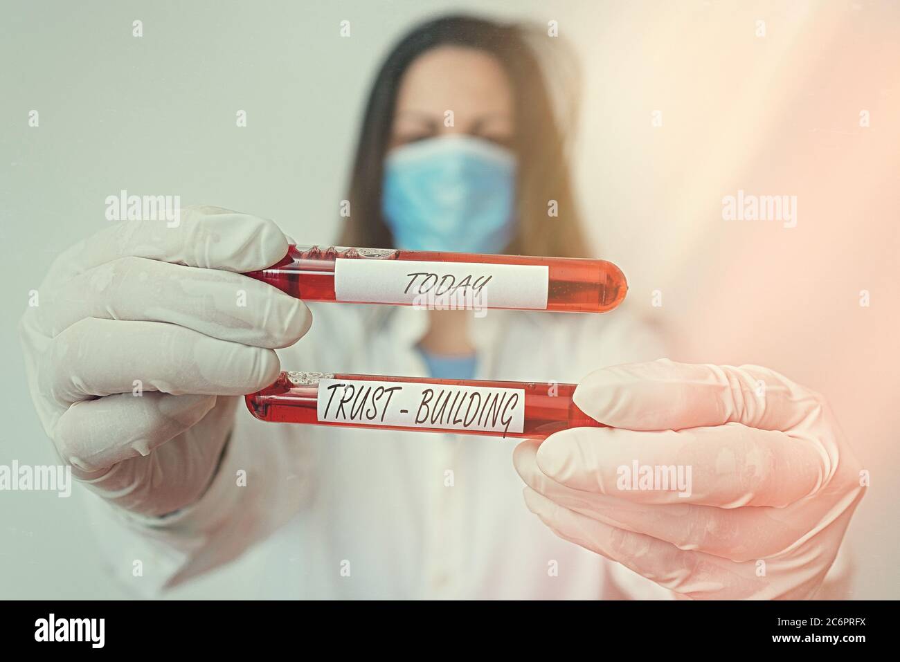 Trust test team building hi-res stock photography and images - Alamy