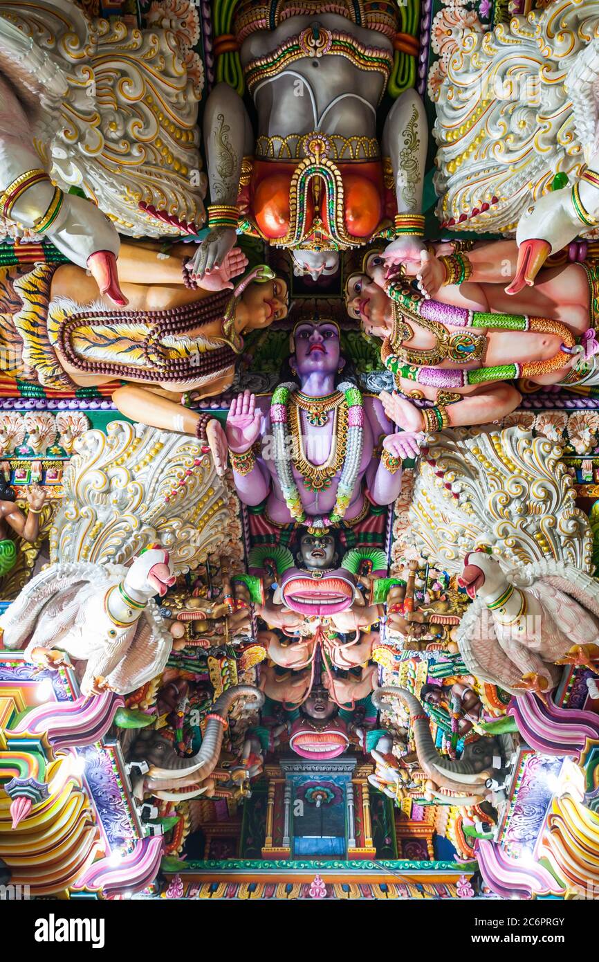 TRINCOMALEE, SRI LANKA - FEBRUARY 15, 2017: Pathirakali Amman Temple or ...