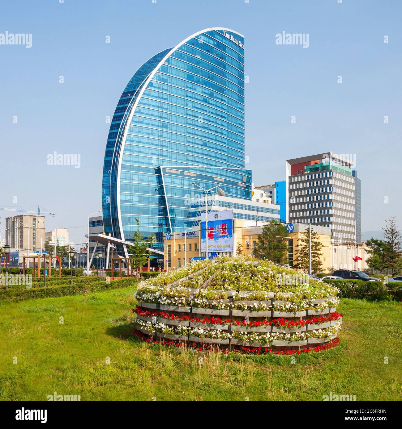 Ulaanbaatar and blue sky tower hi-res stock photography and images - Alamy