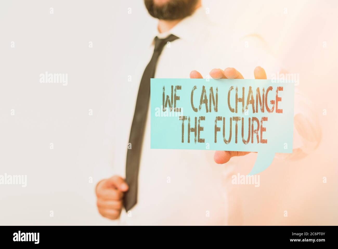 Conceptual hand writing showing We Can Change The Future. Concept ...