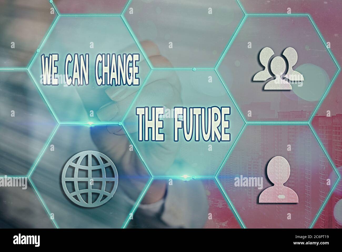 Conceptual hand writing showing We Can Change The Future. Concept ...