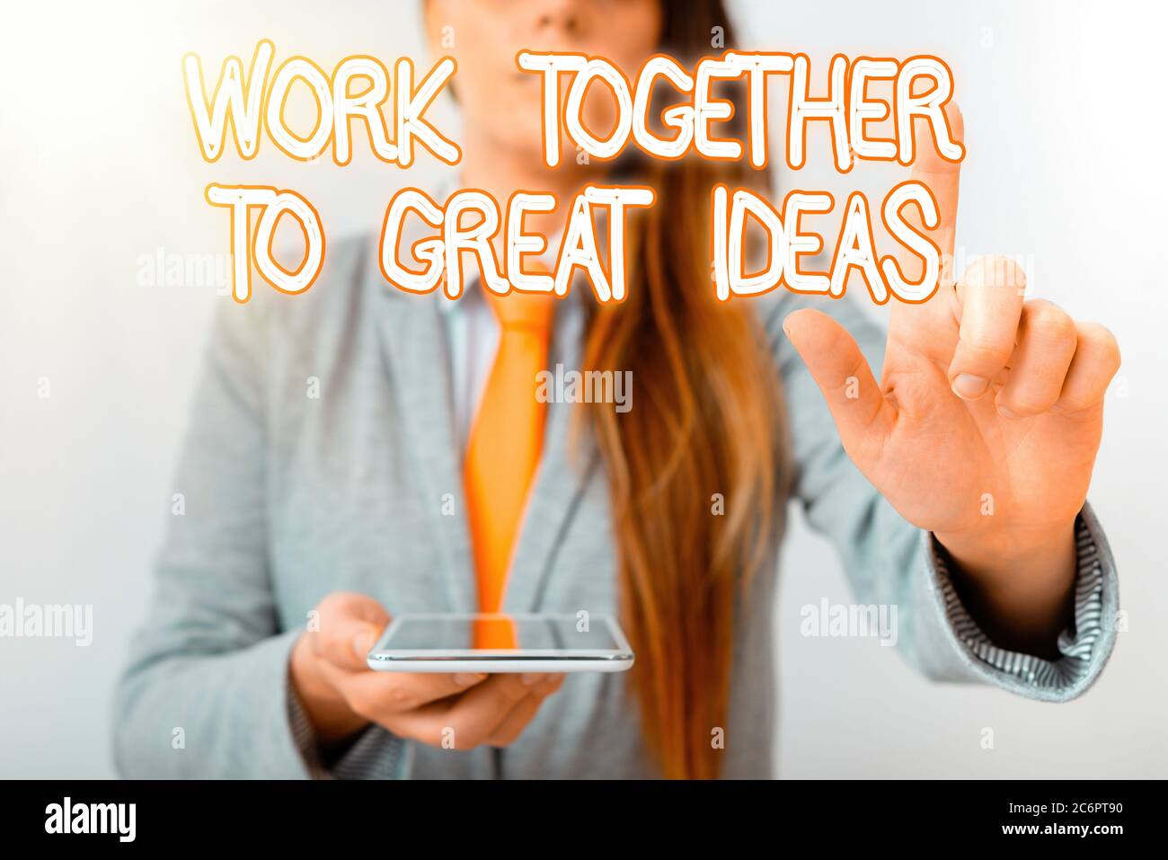 Handwriting text Work Together To Great Ideas. Conceptual photo ...