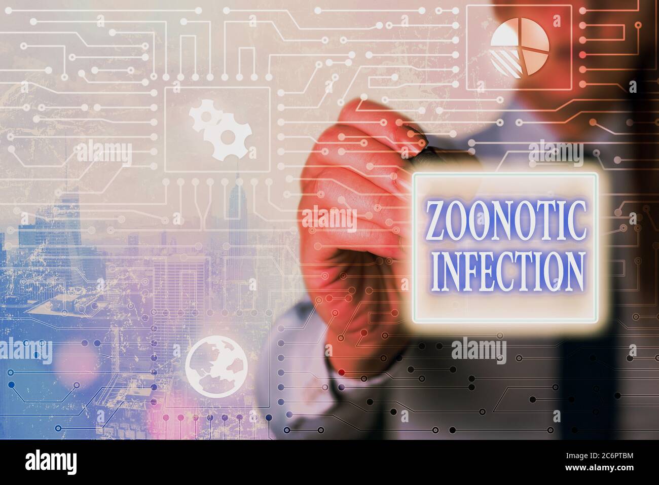 Handwriting text writing Zoonotic Infection. Conceptual photo ...