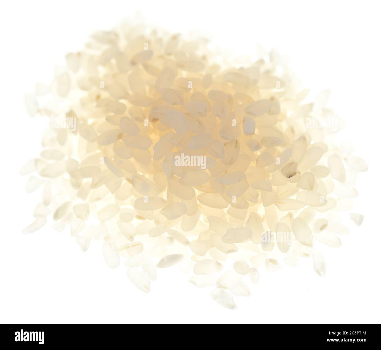 Rice isolated on white background Stock Photo - Alamy
