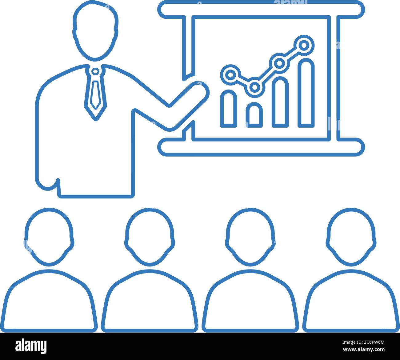 Business meeting, group, presentation icon, vector graphics for various use Stock Vector Image ...