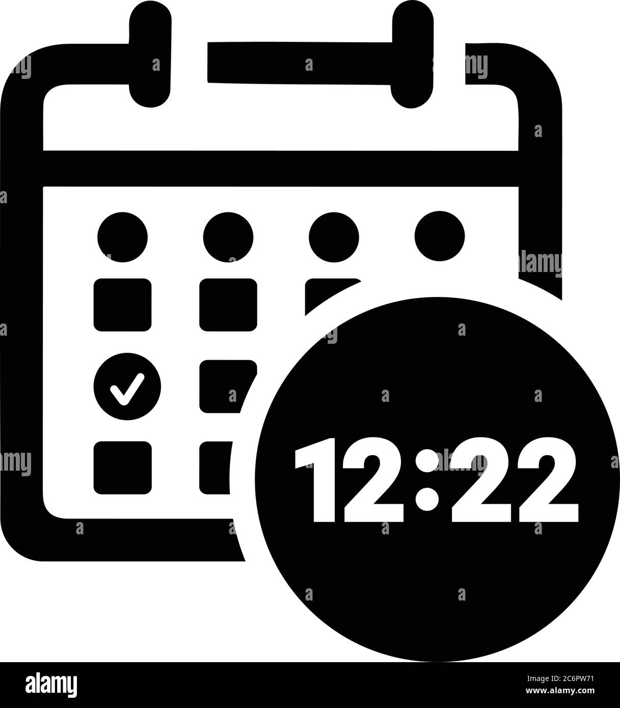 Calendar, deadline, schedule, timing icon, vector graphics for various ...