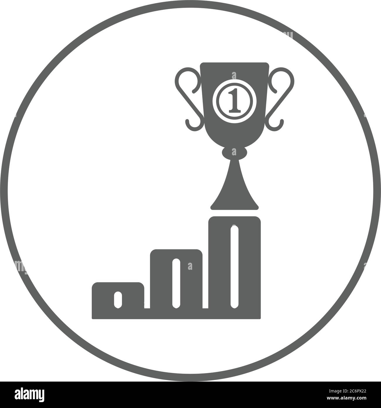 Achievement, award, first place, trophy icon. Beautiful design and ...