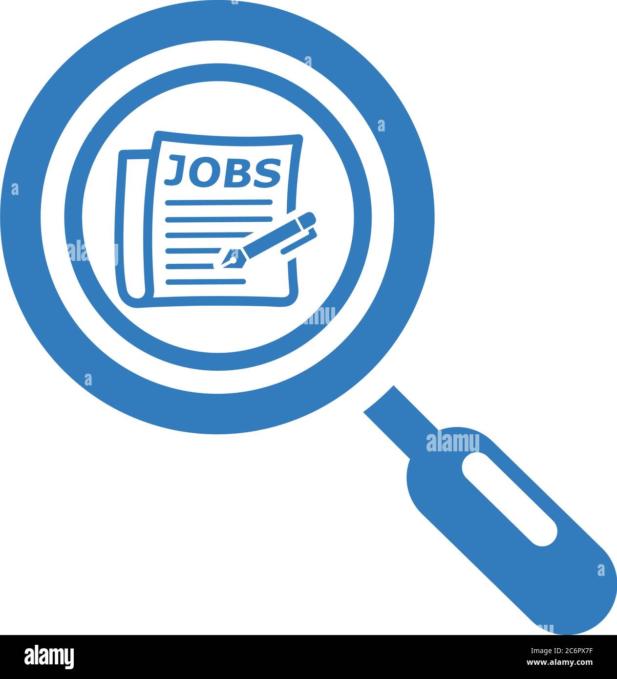 Employee, looking, search job icon, vector graphics for various use ...