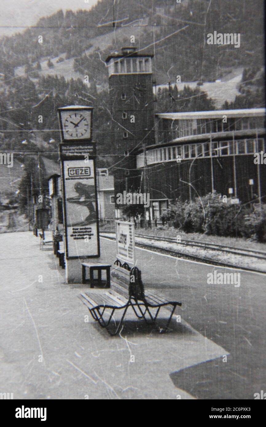 Fine 70s vintage black and white lifestyle photography of a picturesque ...