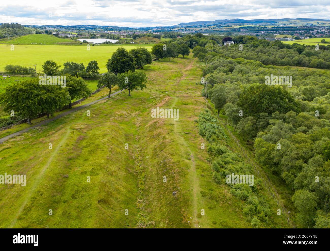 Rough castle fort aerial hi-res stock photography and images - Alamy