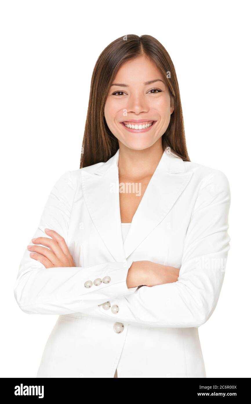 Confident professional asian female Cut Out Stock Images & Pictures - Alamy