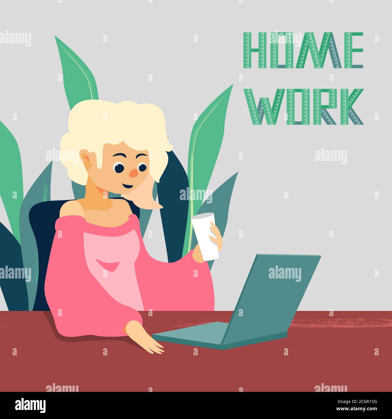 Homework text on grey backdrop. Online study emblem for website or ...