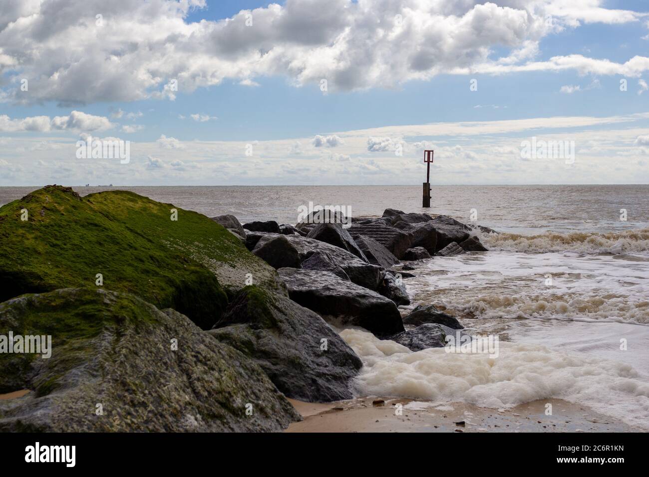 Sea defence rocks southwold hi-res stock photography and images - Alamy
