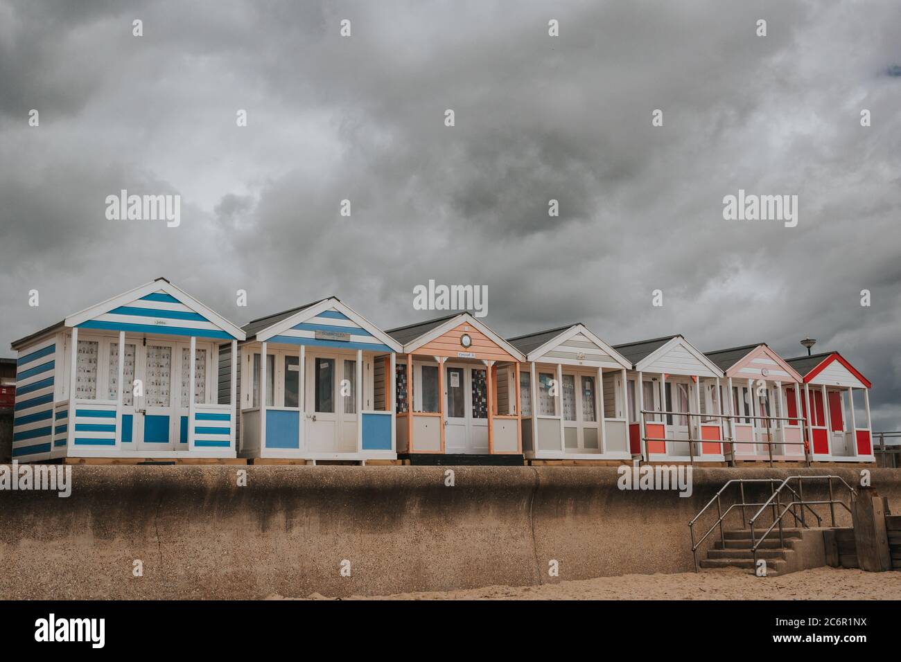 Dramatic beachfront huts hi-res stock photography and images - Alamy