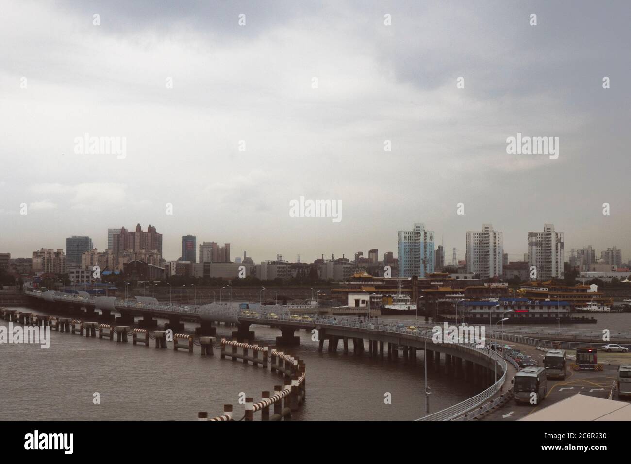 Long road, city of Shanghai China Stock Photo - Alamy