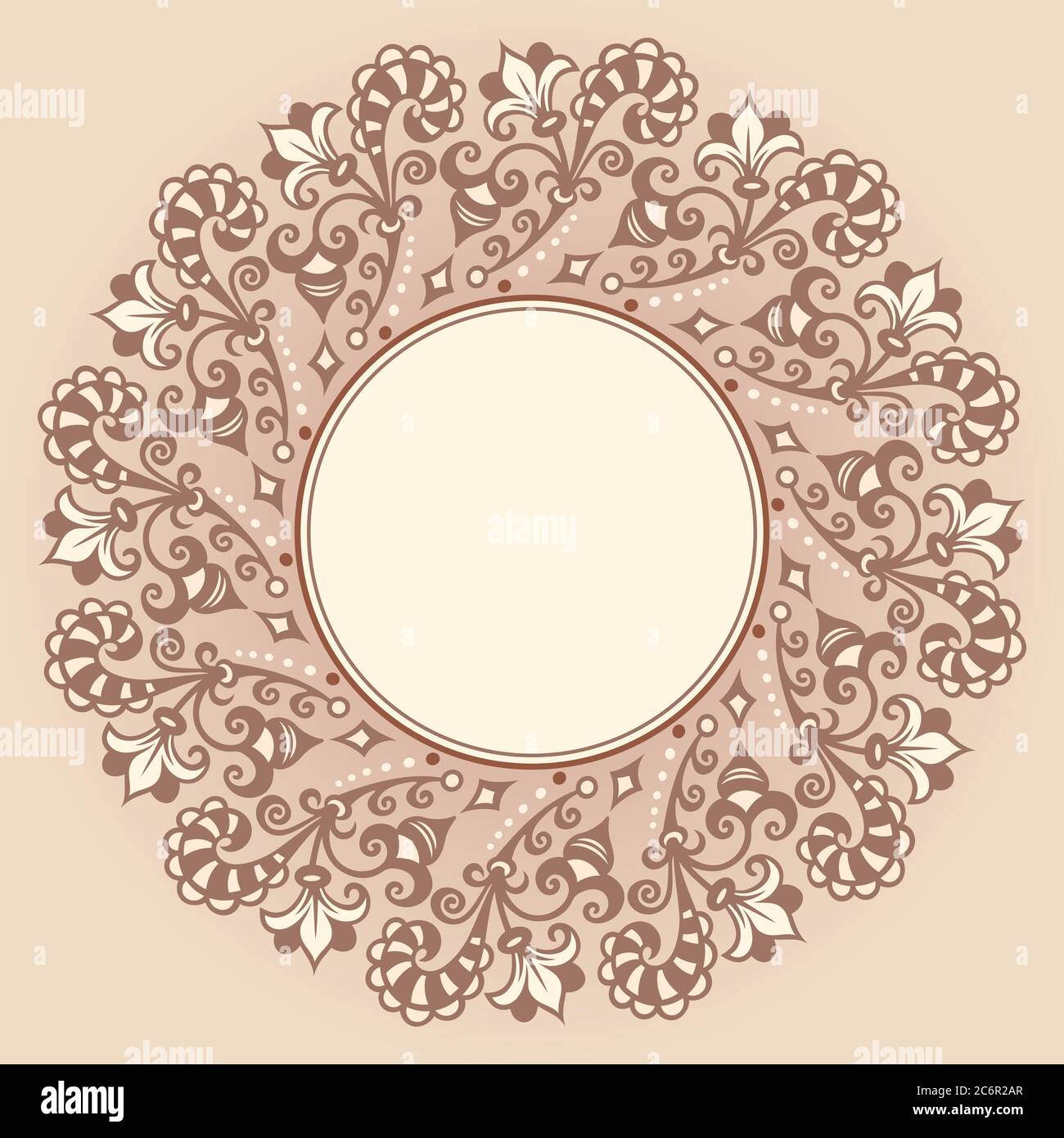 Vector ornamental nature vintage frame Stock Vector Image & Art - Alamy