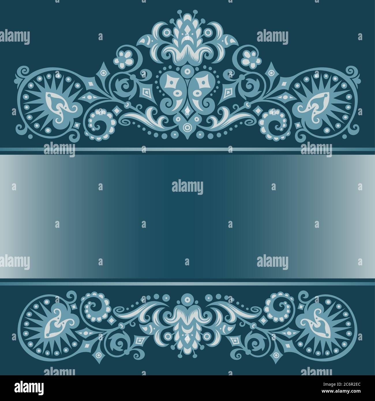 Vector ornamental nature vintage border Stock Vector Image & Art - Alamy