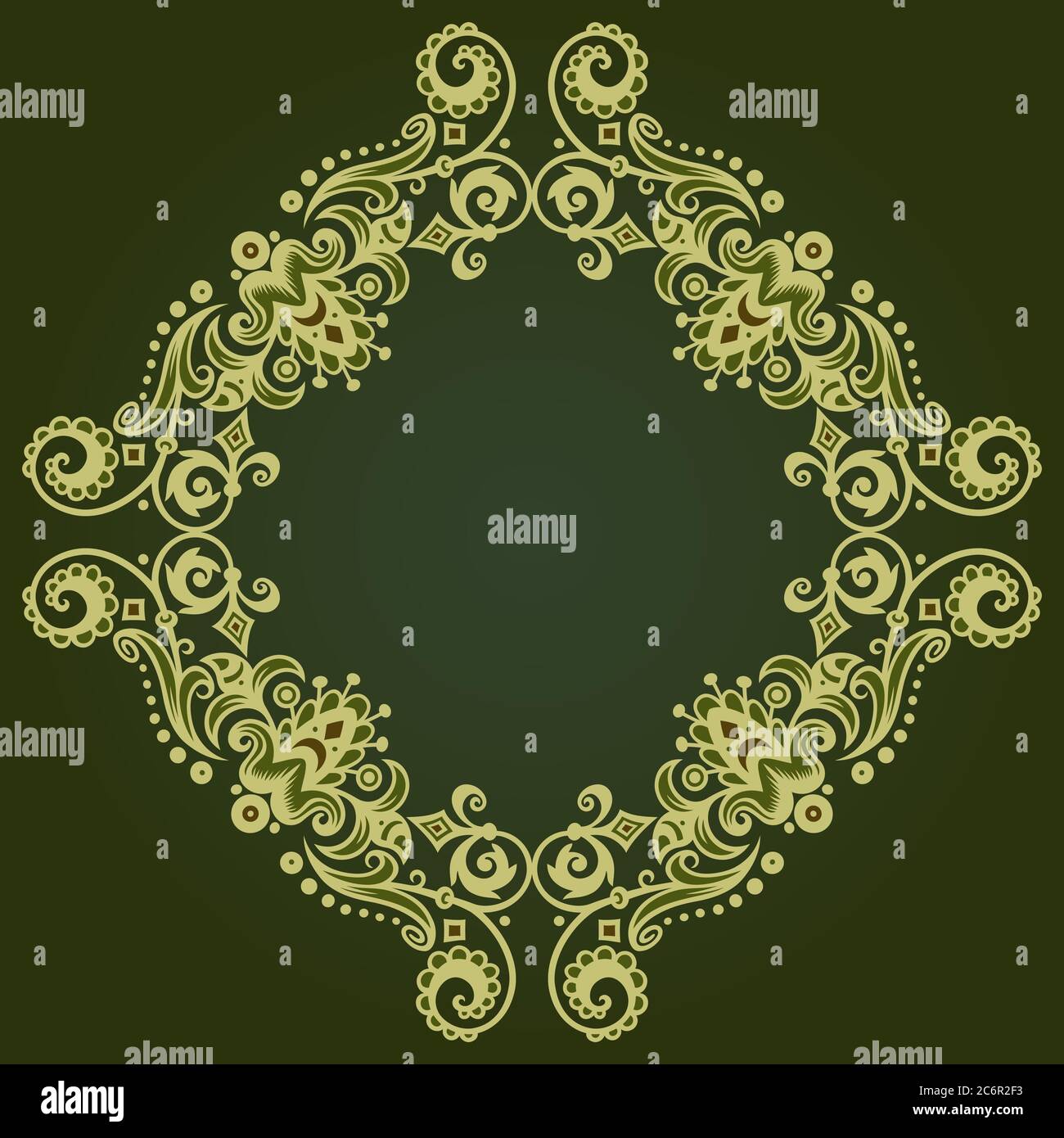Vector ornamental nature vintage border Stock Vector Image & Art - Alamy