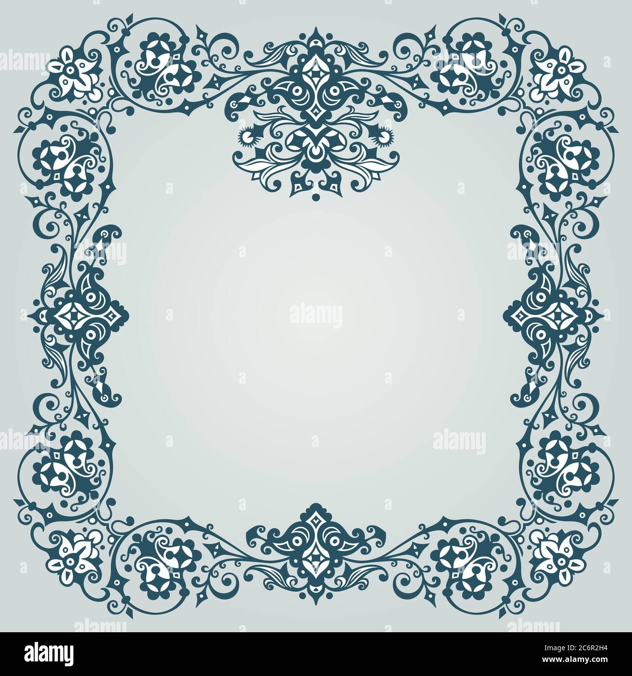 Vector ornamental nature vintage frame Stock Vector Image & Art - Alamy